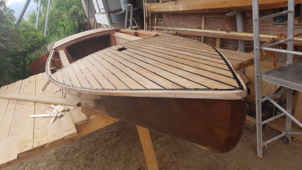 New Wooden Snipe Under Construction - SnipeToday - Snipe Class ...