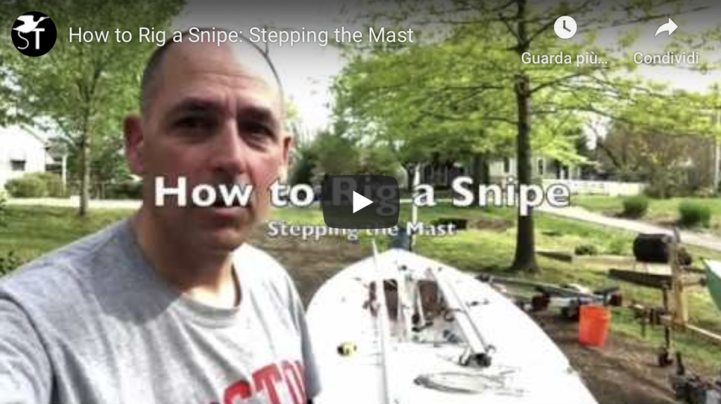 How to Rig a Snipe: Stepping the Mast - SnipeToday - Snipe Class ...