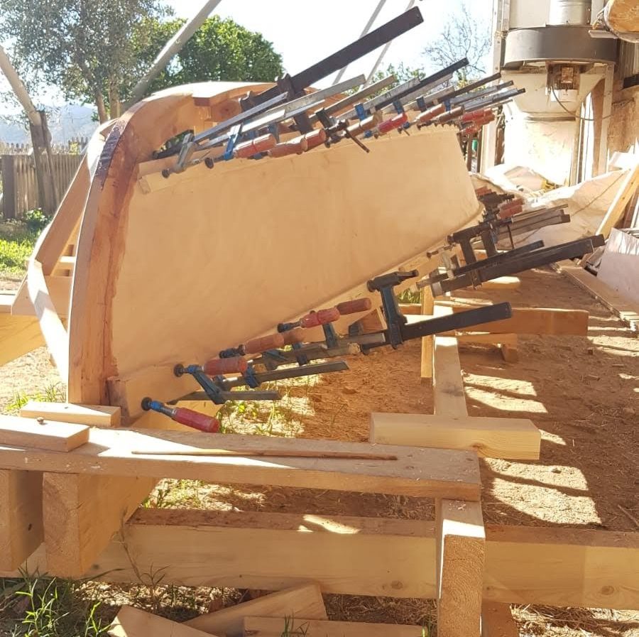 New Wooden Snipe Under Construction - SnipeToday - Snipe Class ...