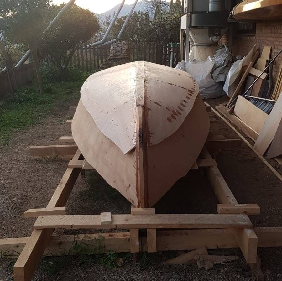 New Wooden Snipe Under Construction - SnipeToday - Snipe Class ...