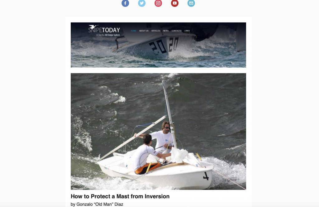 New Wooden Snipe Under Construction - SnipeToday - Snipe Class ...