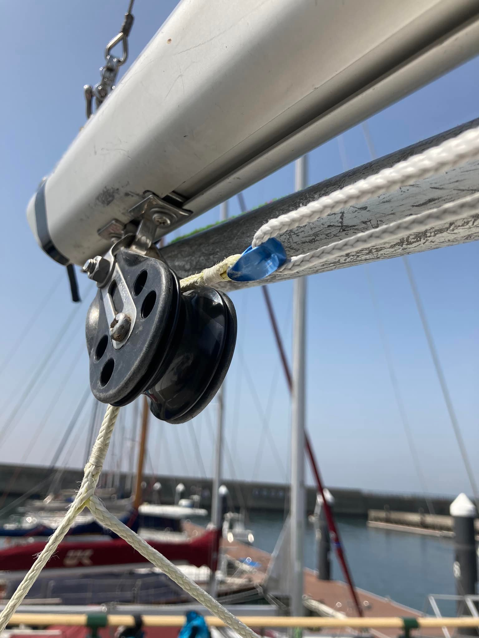 Shinichi Uchida's Mainsheet System - SnipeToday - Snipe Class International