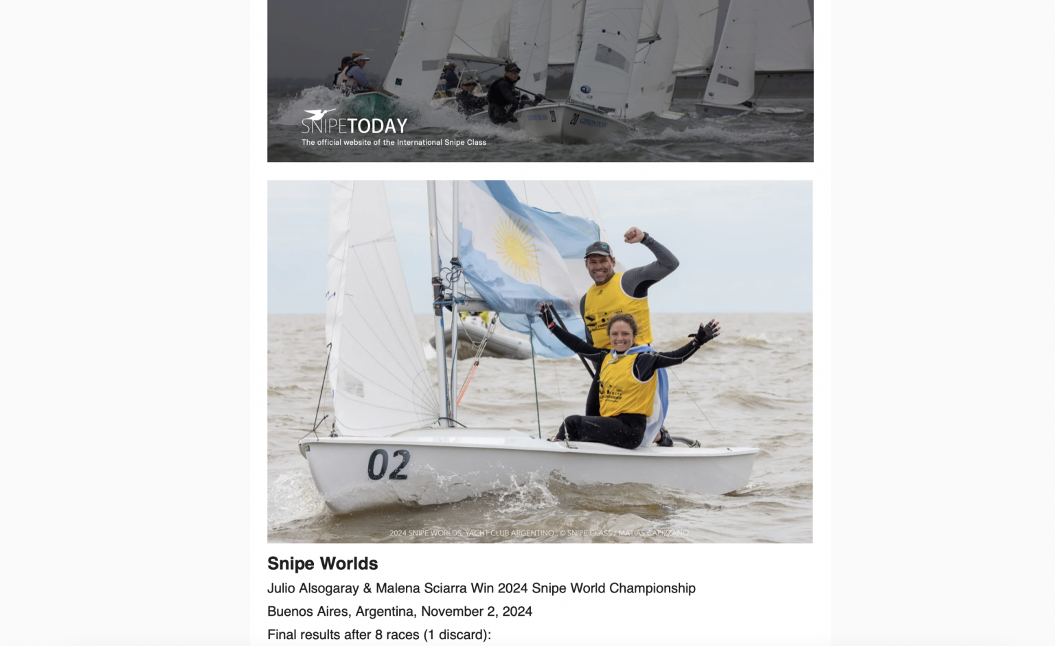 The Racing Rules of Sailing 2025-2028 - Snipe Class International