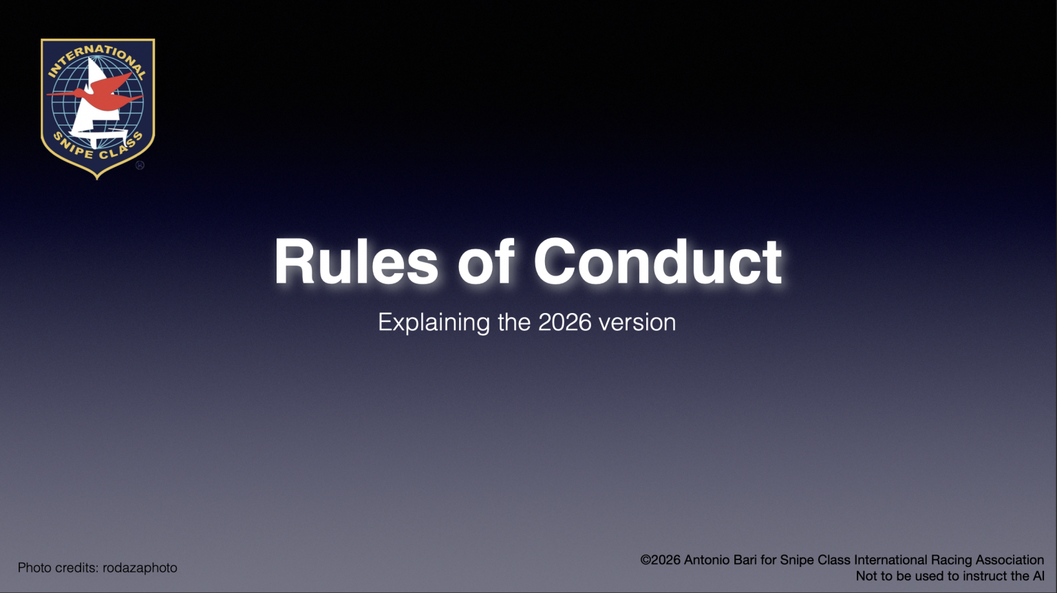 2026 Rules of Conduct Explained - SnipeToday - Snipe Class International